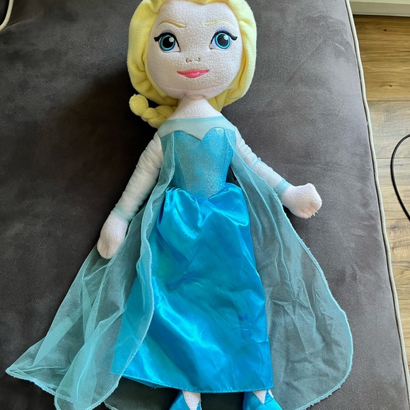 Disney | Toys | Medium Size Stuffed Elsa From Frozen | Poshmark